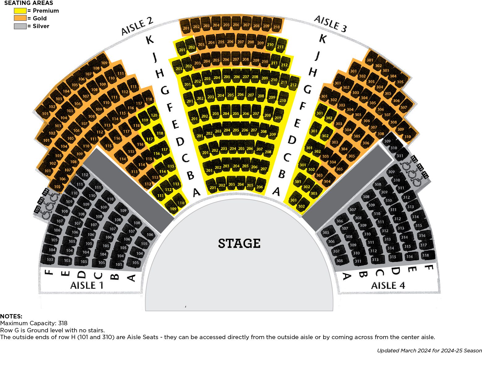 Northlight Theatre | Seating Chart